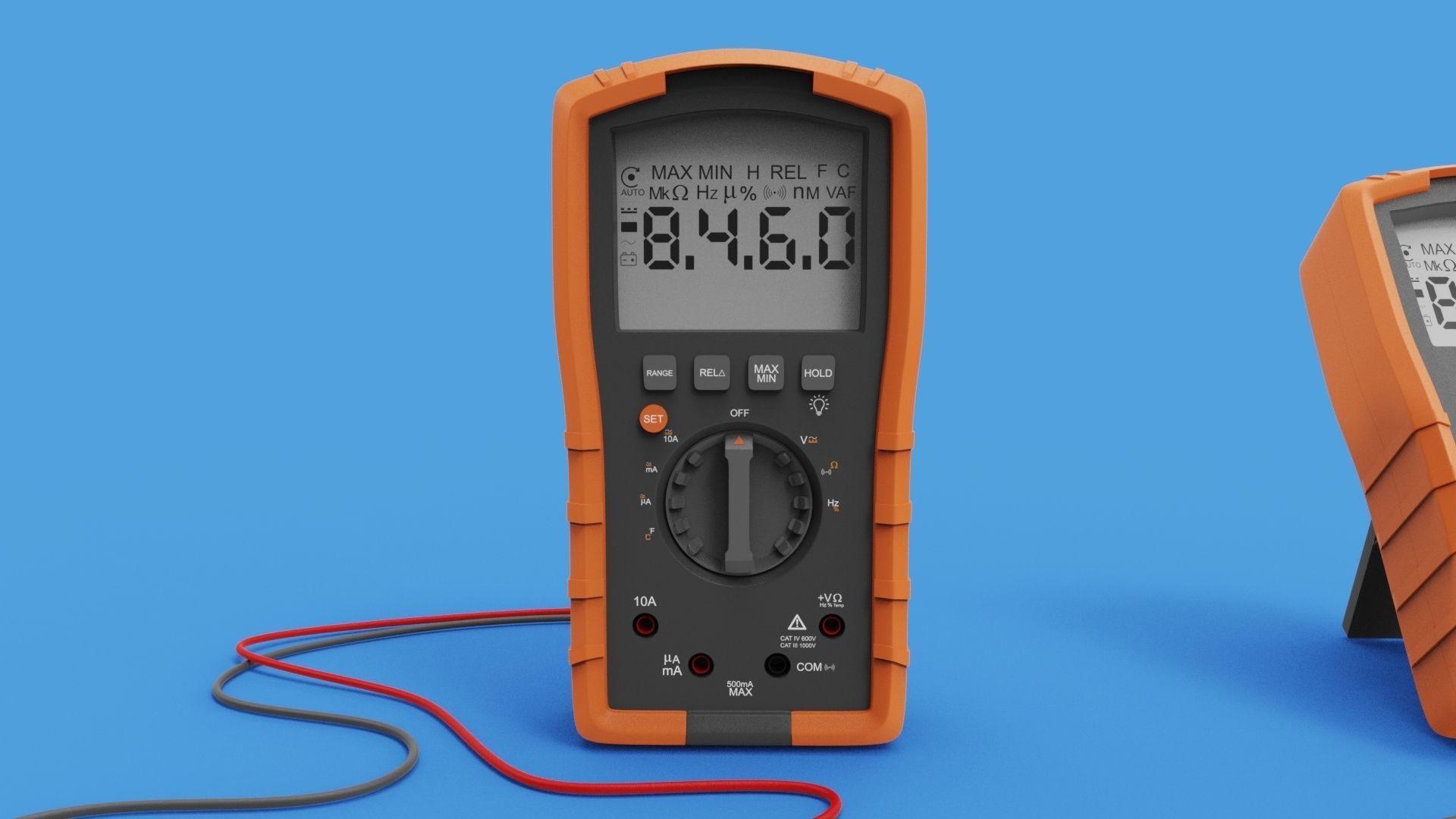 Digital Multimeter meter 3D model | CGTrader
