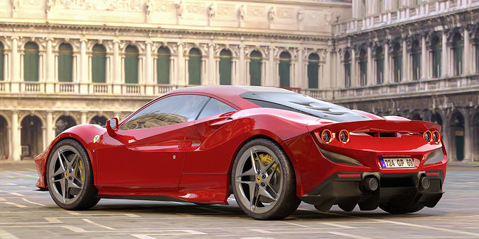 Ferrari F8 Tributo 3D model | CGTrader