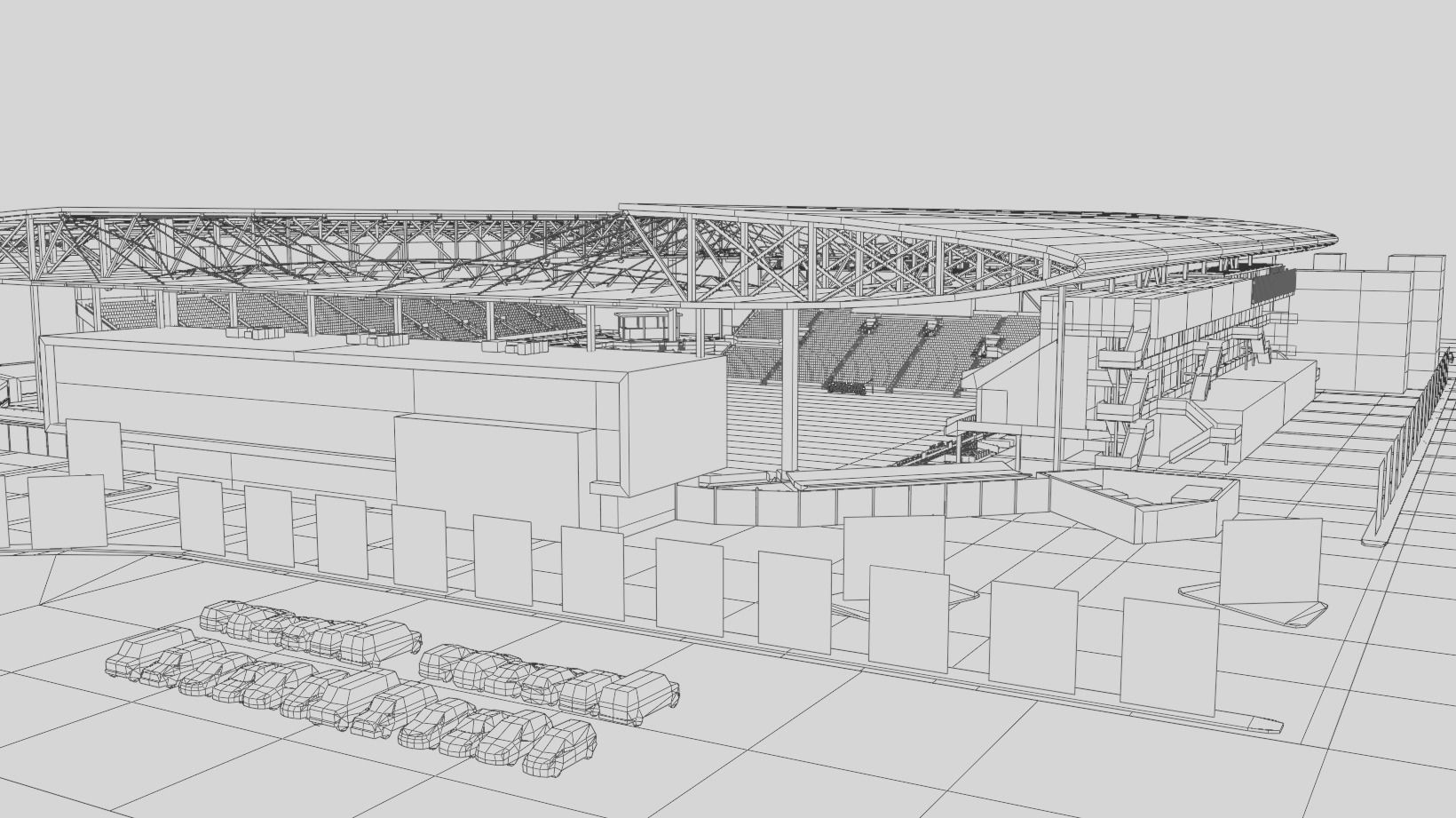 Q2 Stadium - Austin FC Texas USA 3D model | CGTrader