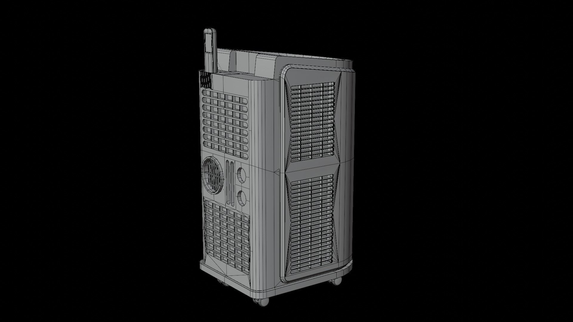 Portable Air Conditioner with Remote 3D model | CGTrader