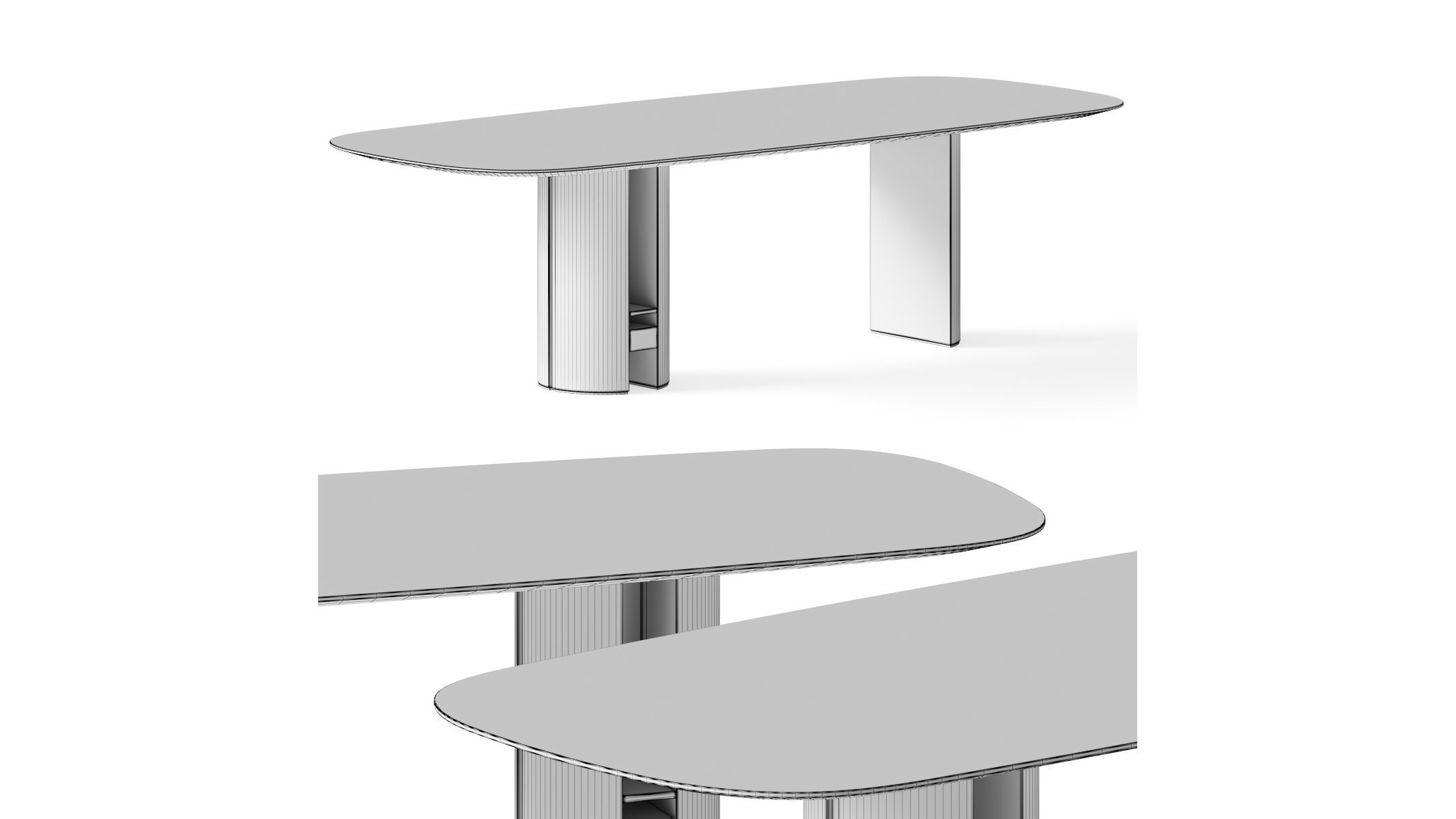Capital Collection Ercole Dining Tables 3D model | CGTrader