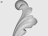 Acanthus Leaf Scroll Set 3D model 3D printable | CGTrader