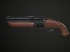 Sawed off Double Barrel Shotgun free VR / AR / low-poly 3D model | CGTrader