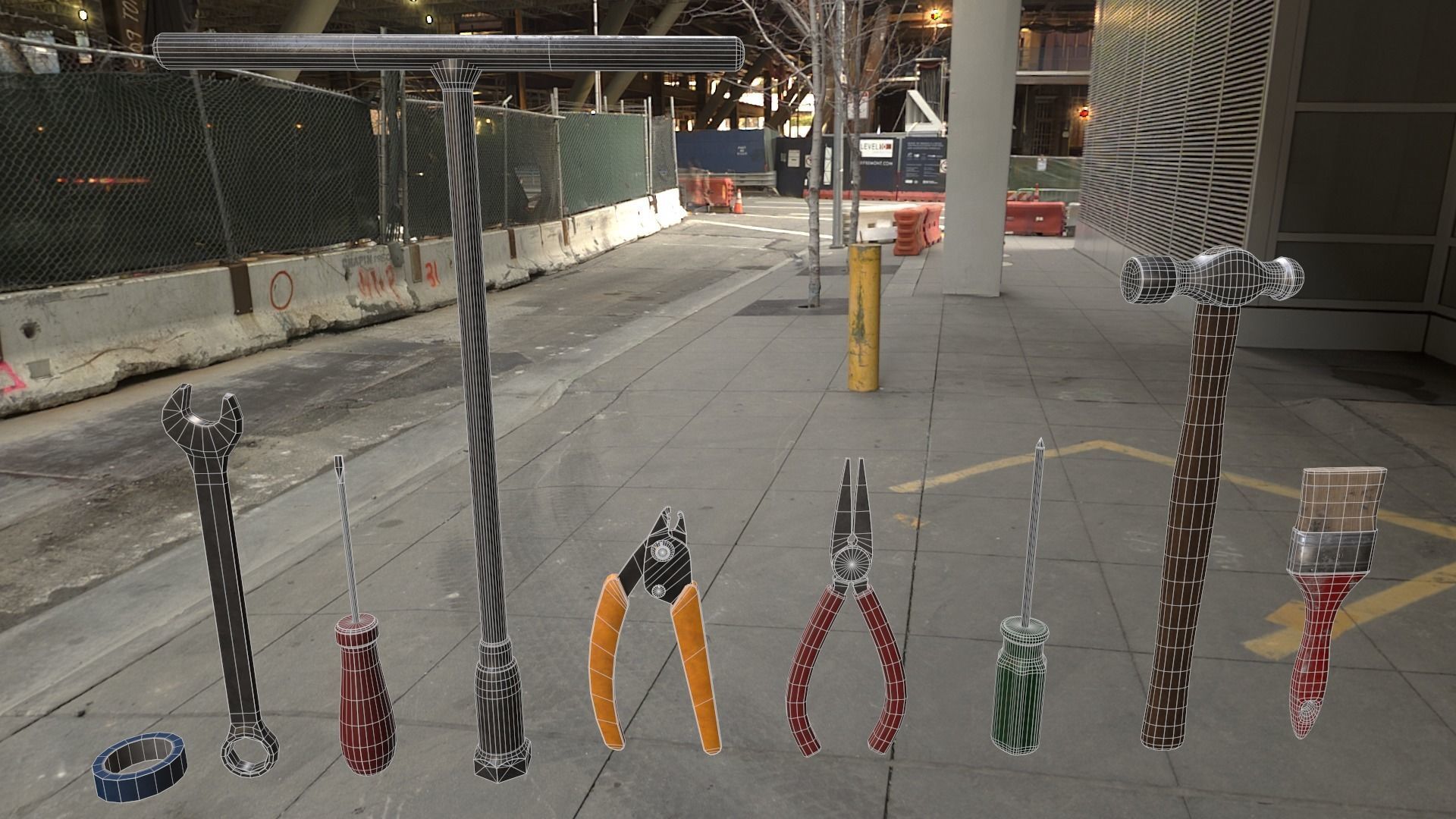 3D model Instruments Pack 1 - Game props VR / AR / low-poly | CGTrader