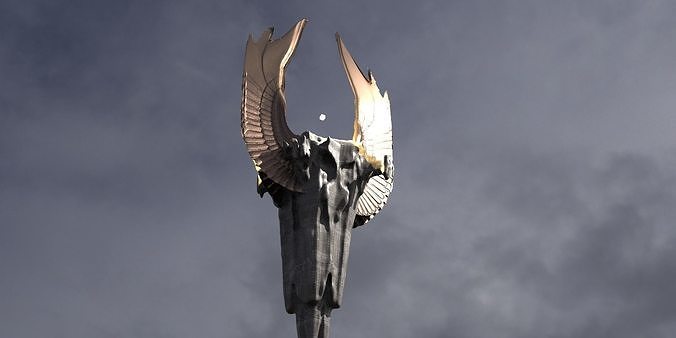 Floating Angel monolith 3 3D model | CGTrader