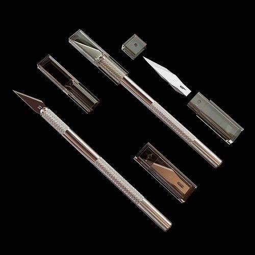 3D model Precision Knife VR / AR / low-poly | CGTrader