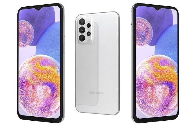 Samsung Galaxy A23 White 3D model | CGTrader