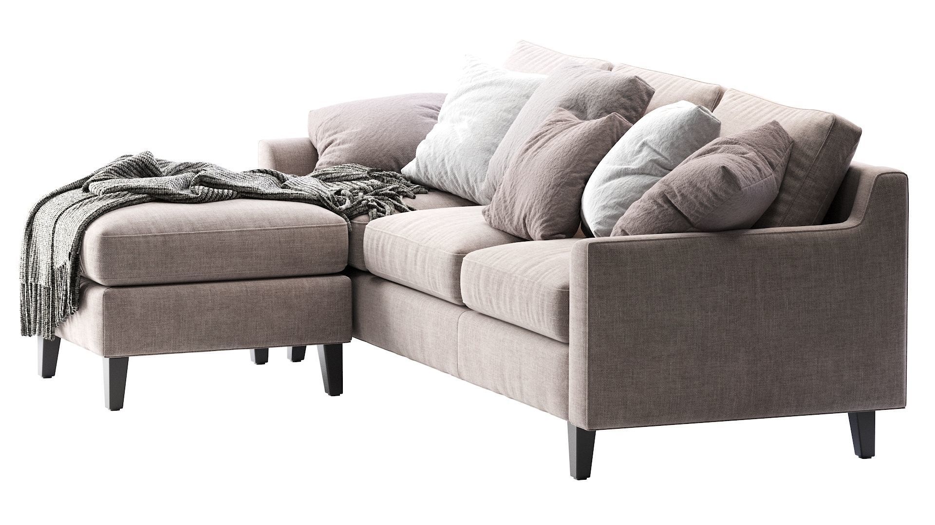 Beverly Sofa 1 3D model | CGTrader