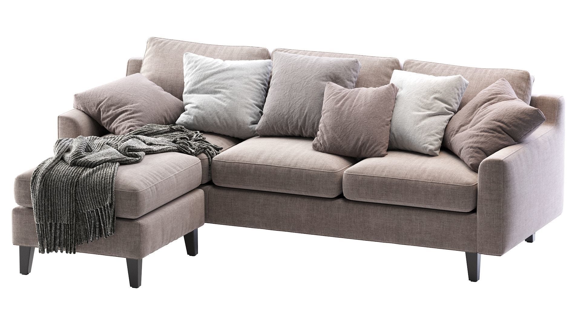 Beverly Sofa 1 3D model | CGTrader