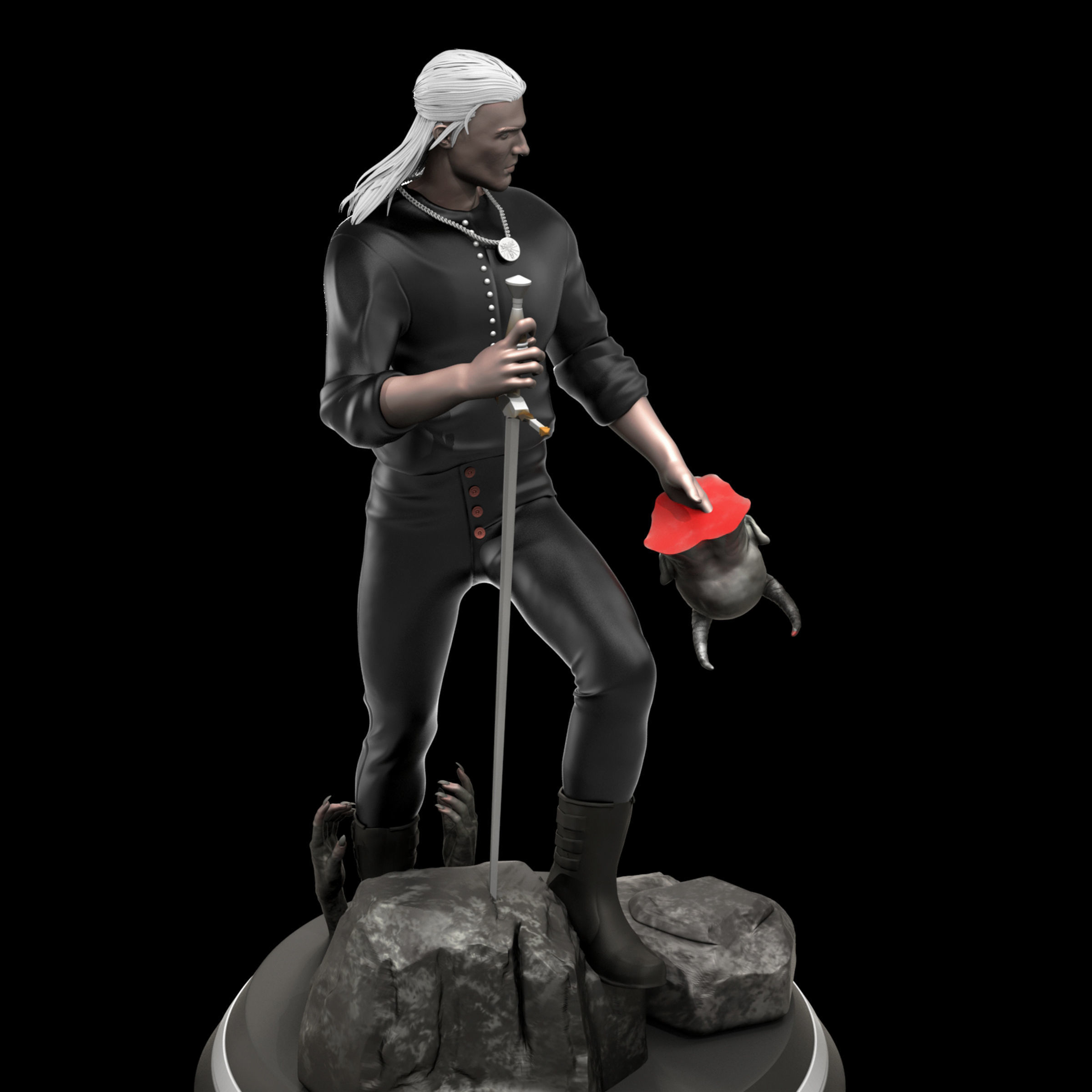 The Witcher 3D Printable free 3D model 3D printable | CGTrader