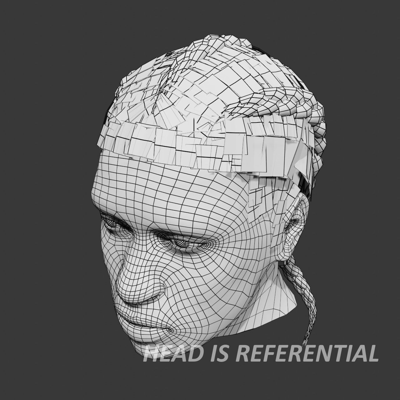3D model 3d male afro braided hair VR / AR / low-poly | CGTrader