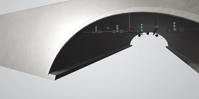 Northern Marmara Highway Road With Props 3D model | CGTrader