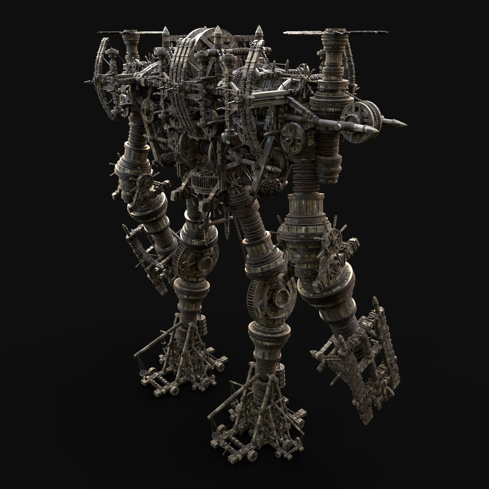 3D model MECH GIANT ROBOT SIEGE ENGINE MACHINE WAR AAA CONSTRUCTION ...