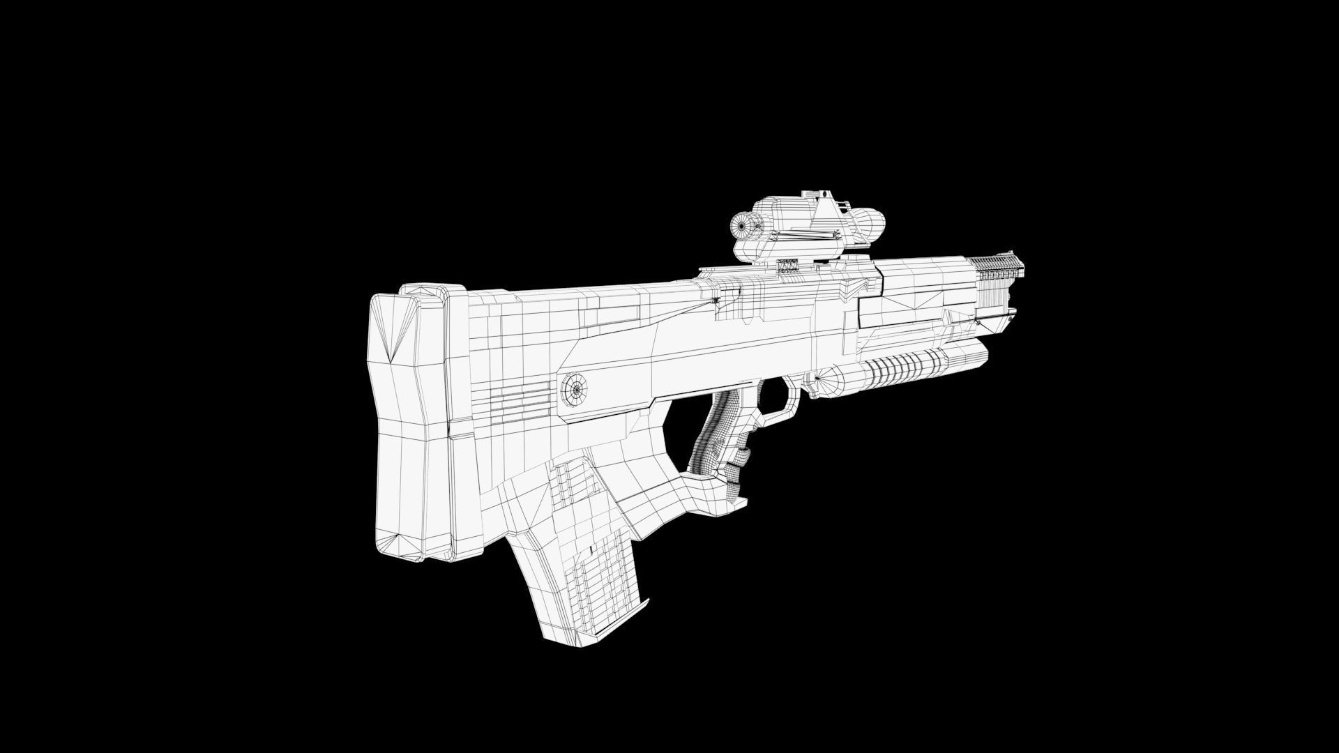 3D model Assault rifle VR / AR / low-poly | CGTrader