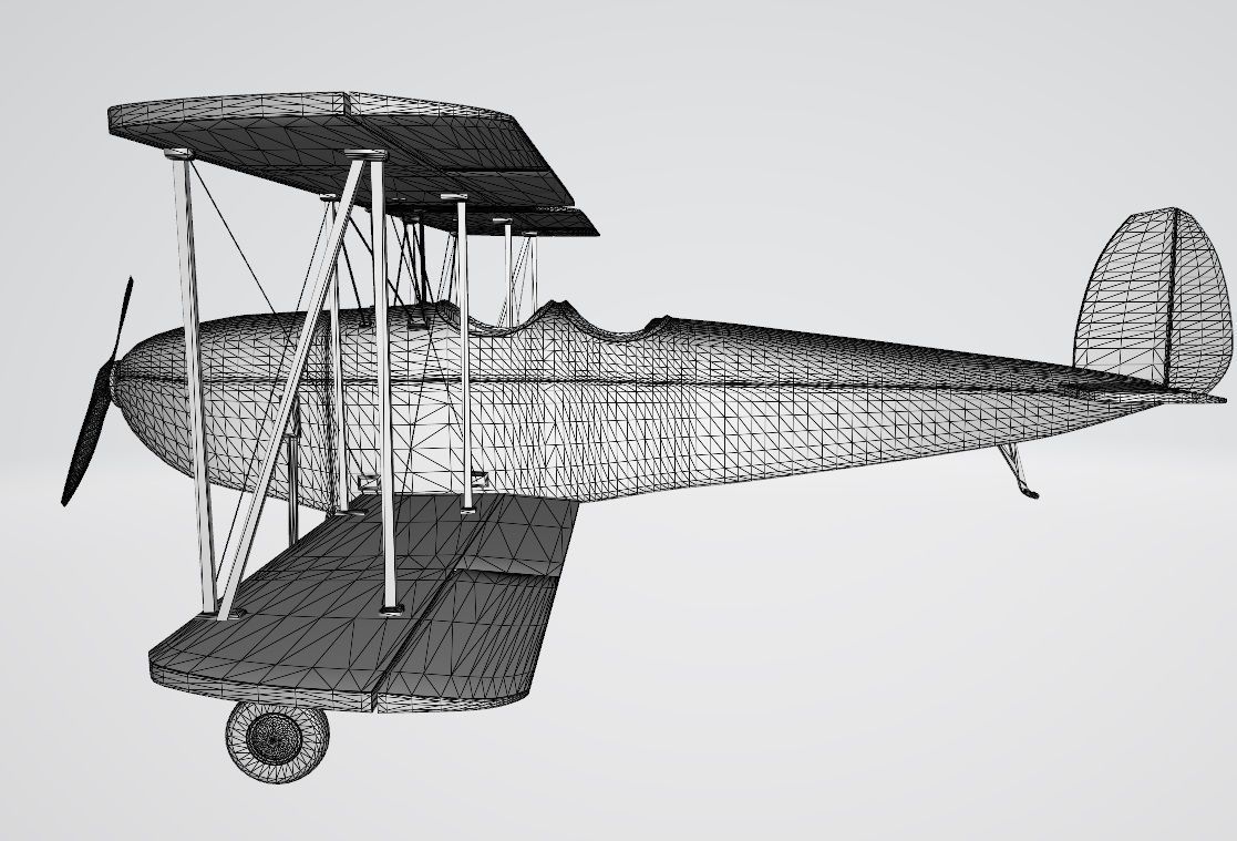 3D model Hurkus Plane designed by Vecihi Hurkus VR / AR / low-poly ...