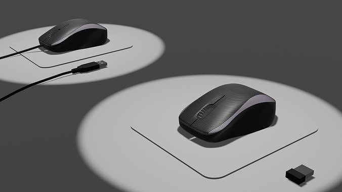 Mouse computer 3D model | CGTrader
