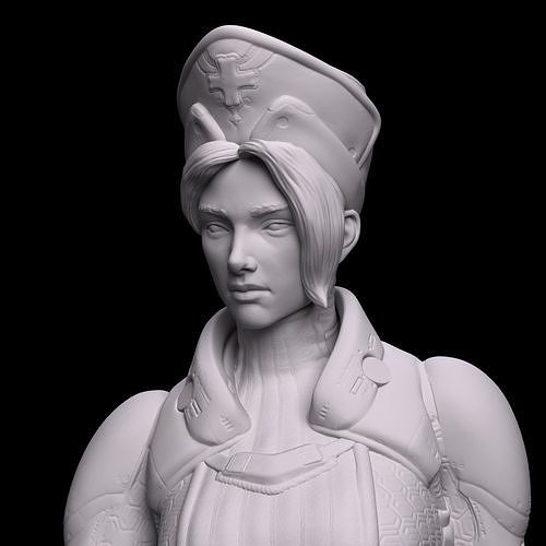 sci-fi medic 3D model 3D printable | CGTrader