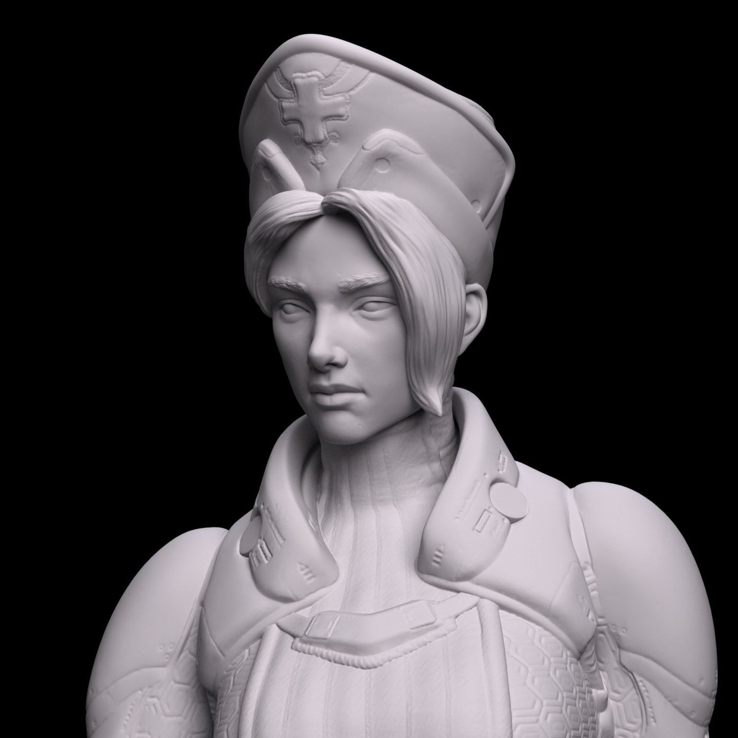 sci-fi medic 3D model 3D printable | CGTrader