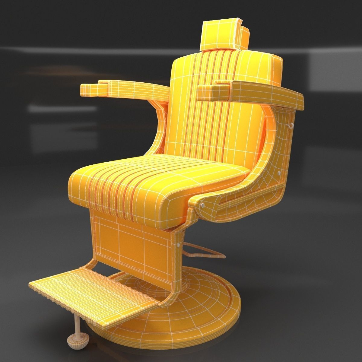 3D model salon chair 3d model VR / AR / low-poly | CGTrader