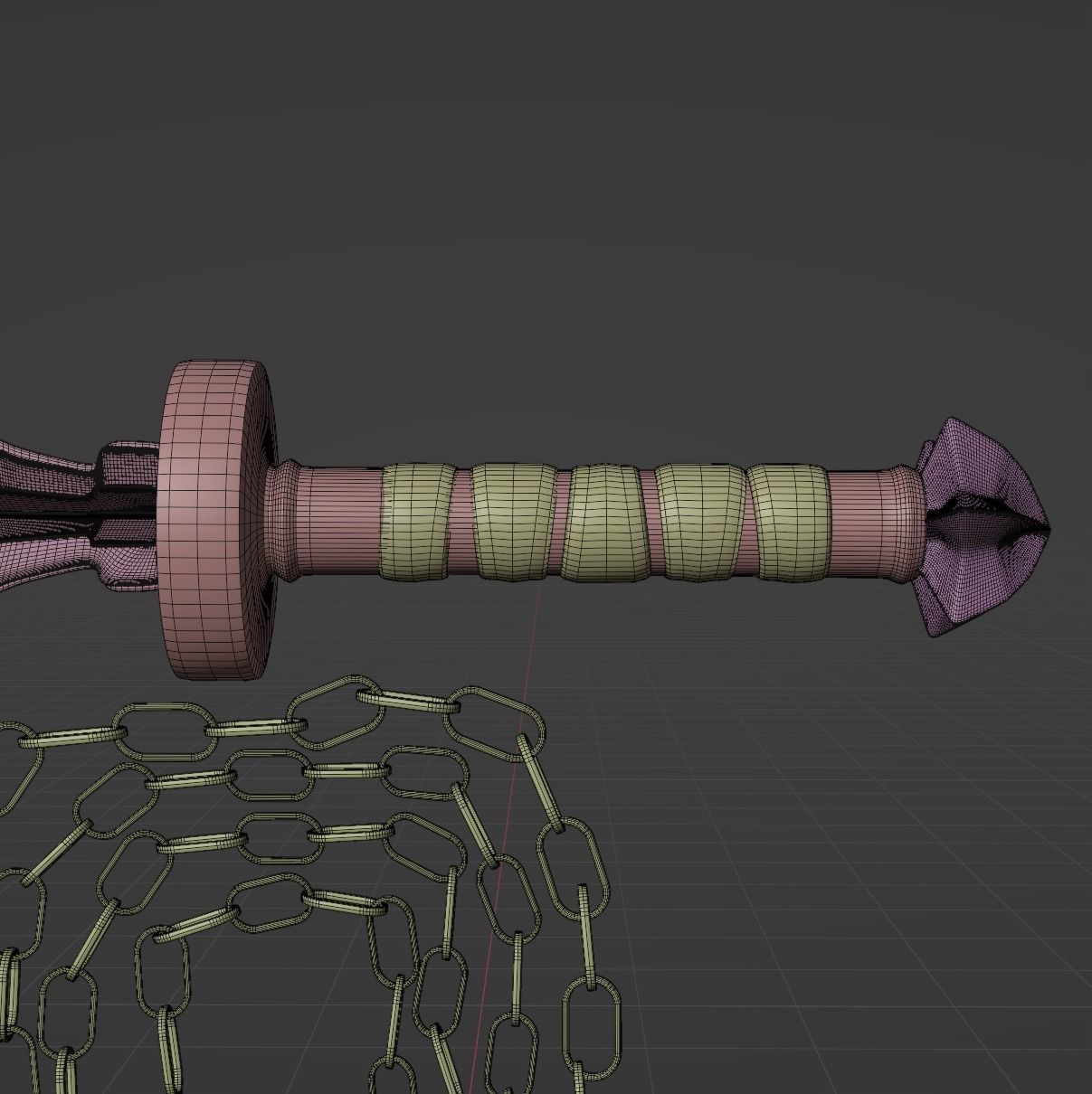 Morningstar whip - Ancient medieval weapon 3D model | CGTrader