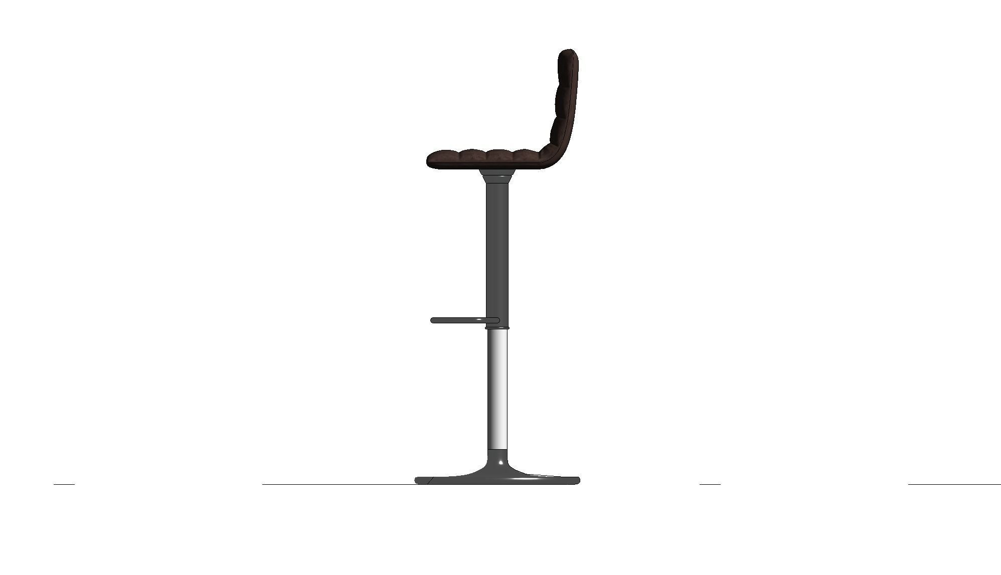Stool Family for Revit 3D model | CGTrader