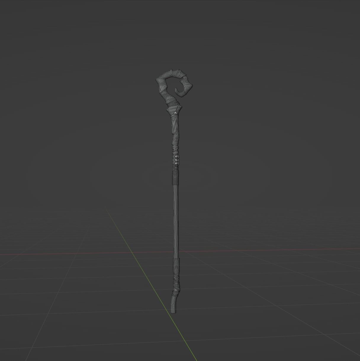 mystic staff 3D model | CGTrader