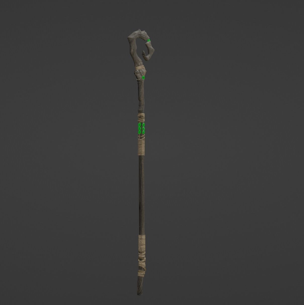 mystic staff 3D model | CGTrader