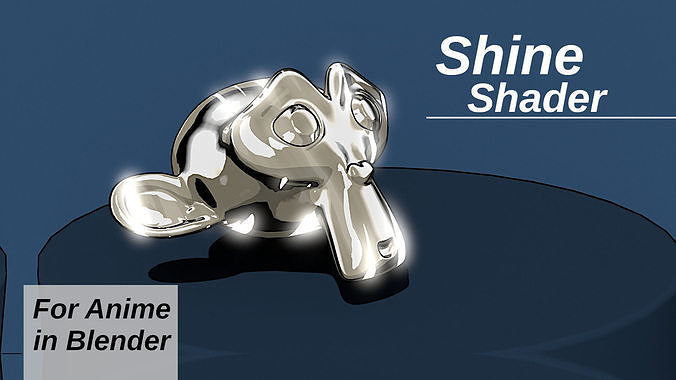 For Anime in Blender - Shine Shader 3D model animated | CGTrader