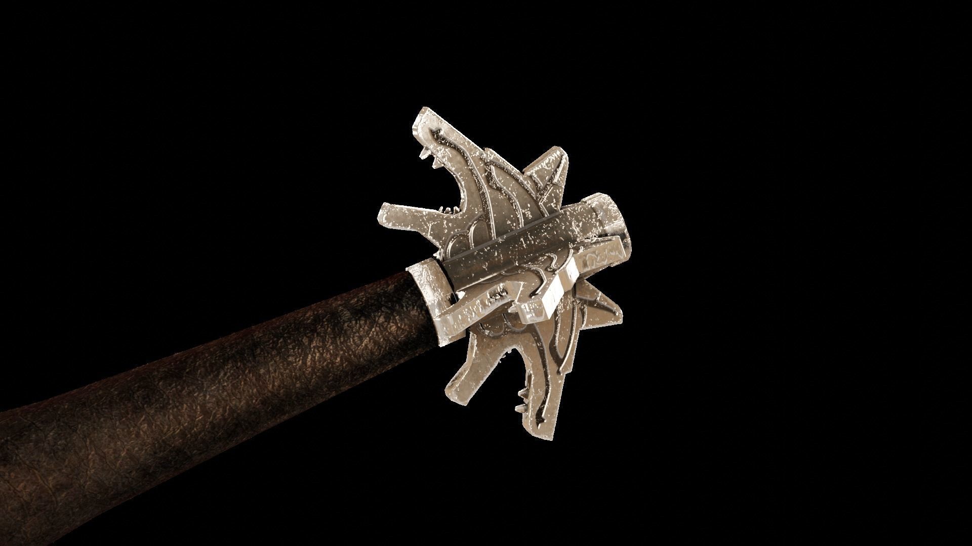 3D model Aerondight sword from Witcher 3 VR / AR / low-poly | CGTrader