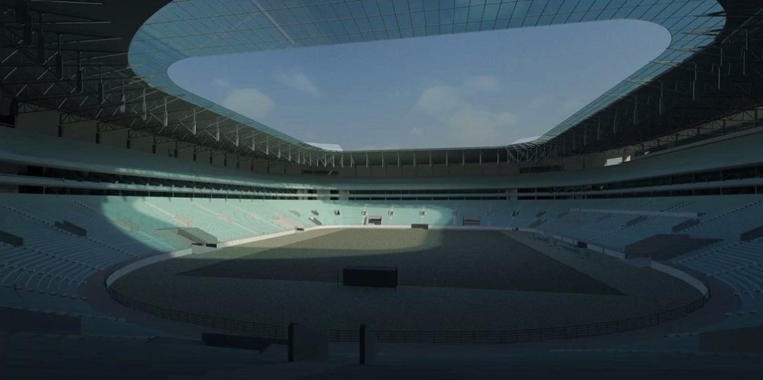 sports stadium compelete revit project 02 3D model | CGTrader