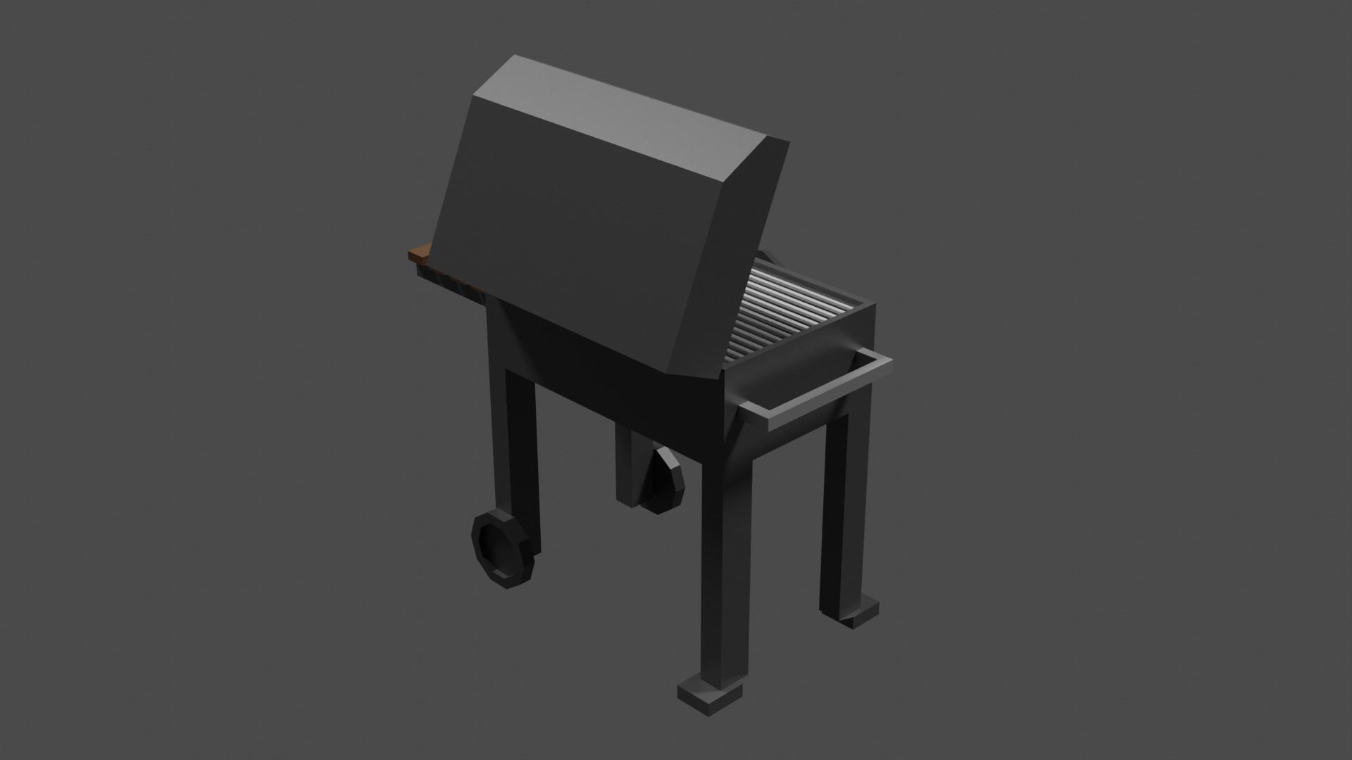 3D model Lowpoly Grill VR / AR / low-poly | CGTrader