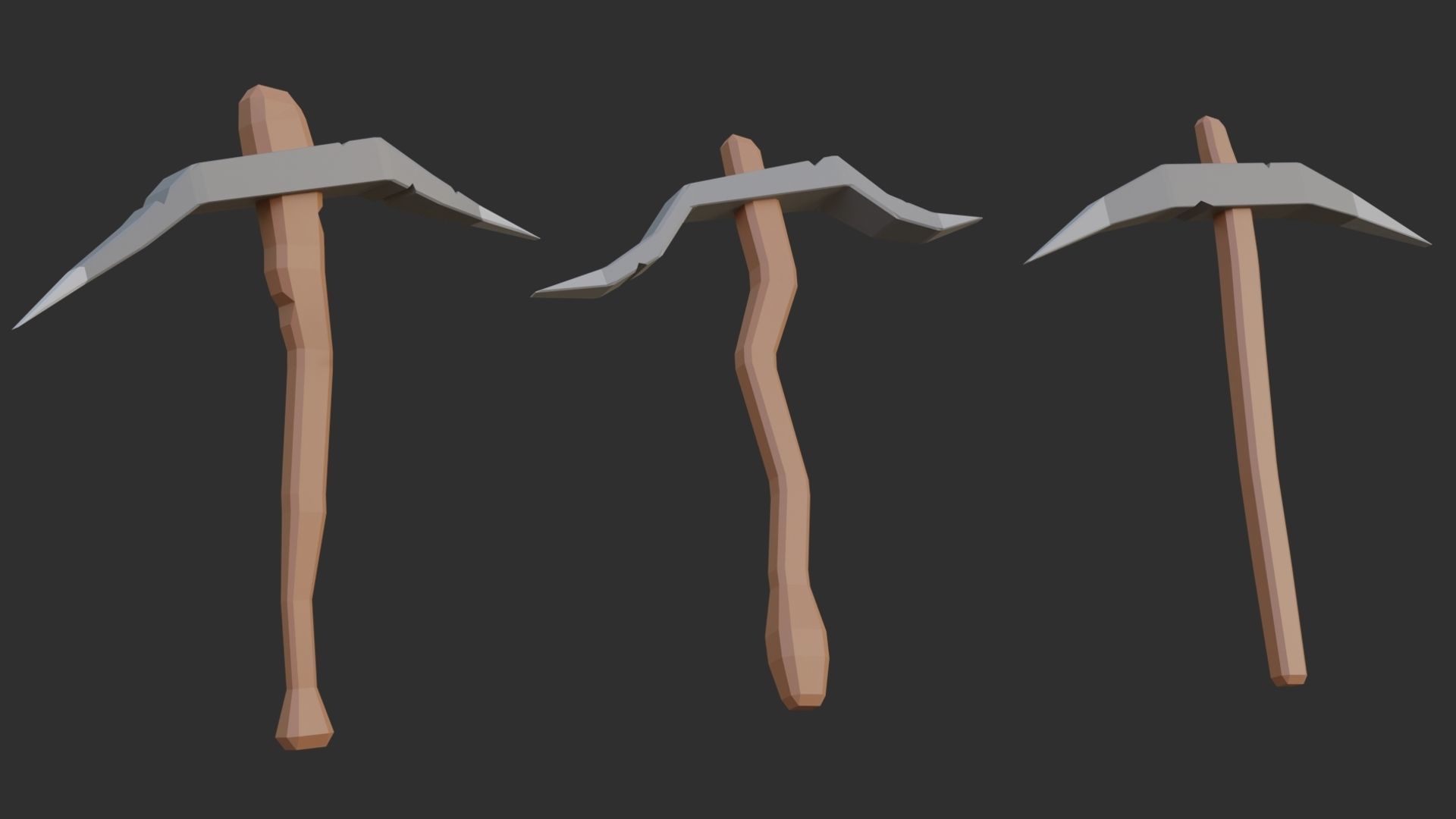 3D model Low Poly Tools Pack VR / AR / low-poly | CGTrader