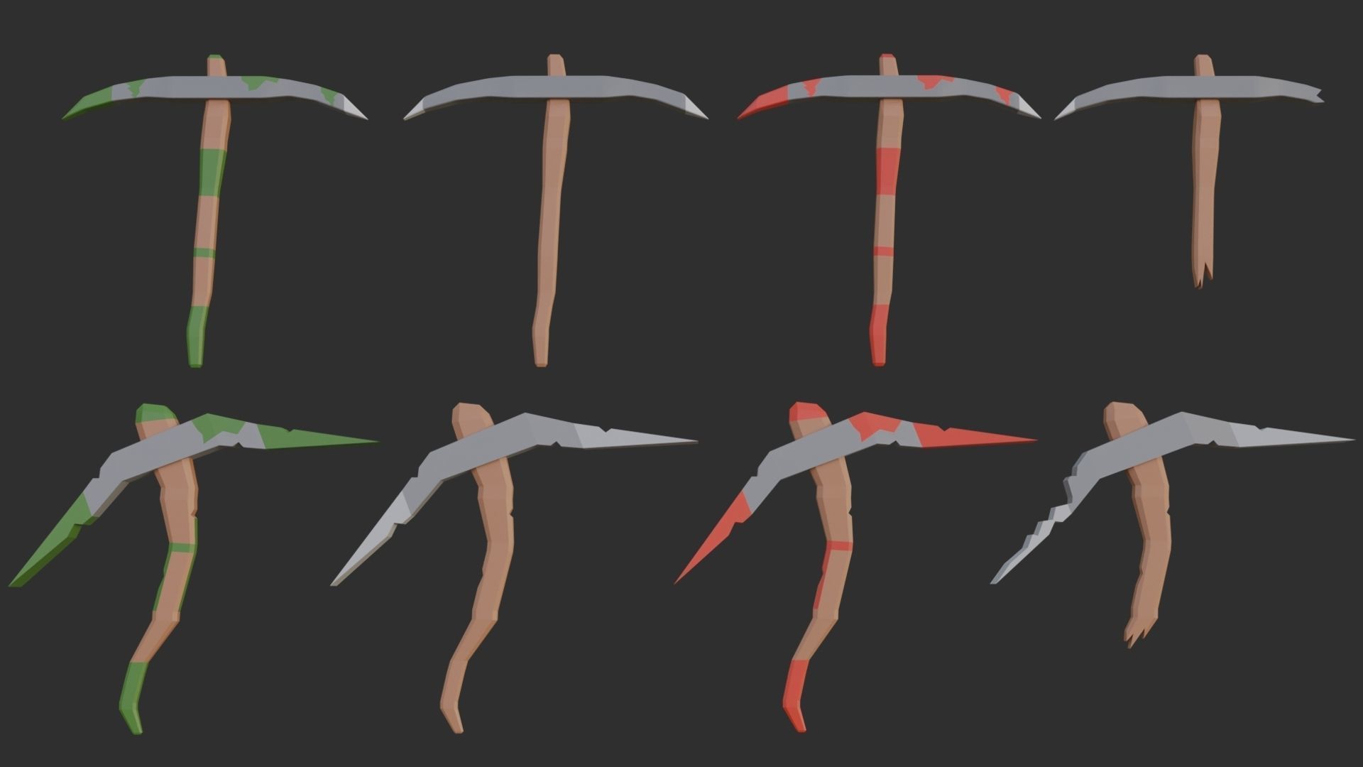 3D model Low Poly Tools Pack VR / AR / low-poly | CGTrader