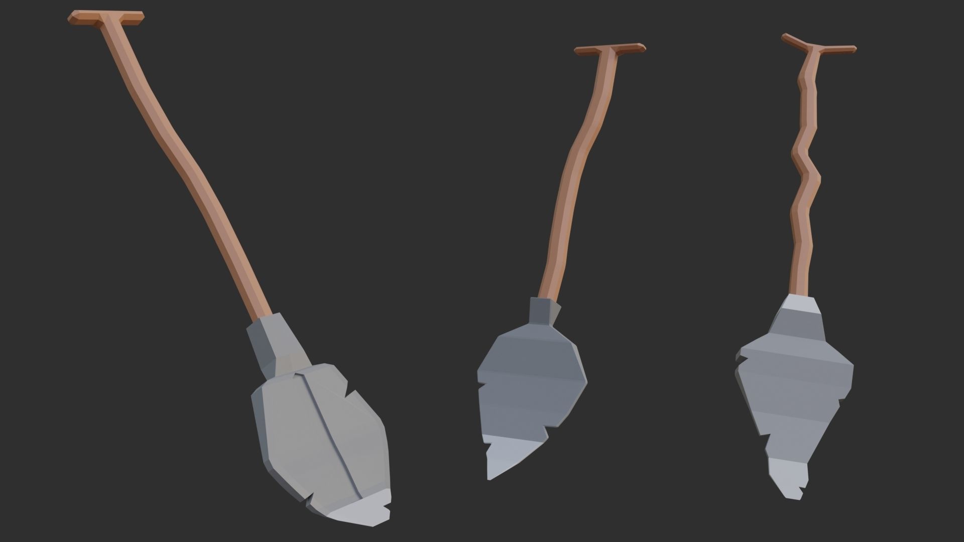 3D model Low Poly Tools Pack VR / AR / low-poly | CGTrader