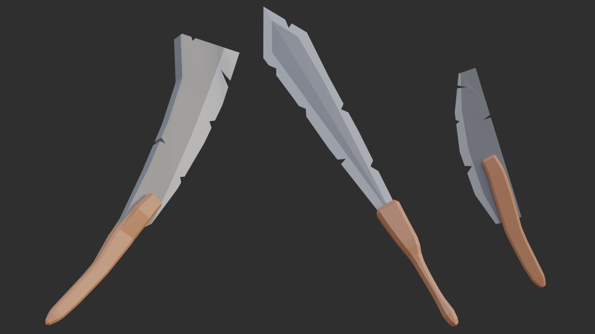 3D model Low Poly Tools Pack VR / AR / low-poly | CGTrader