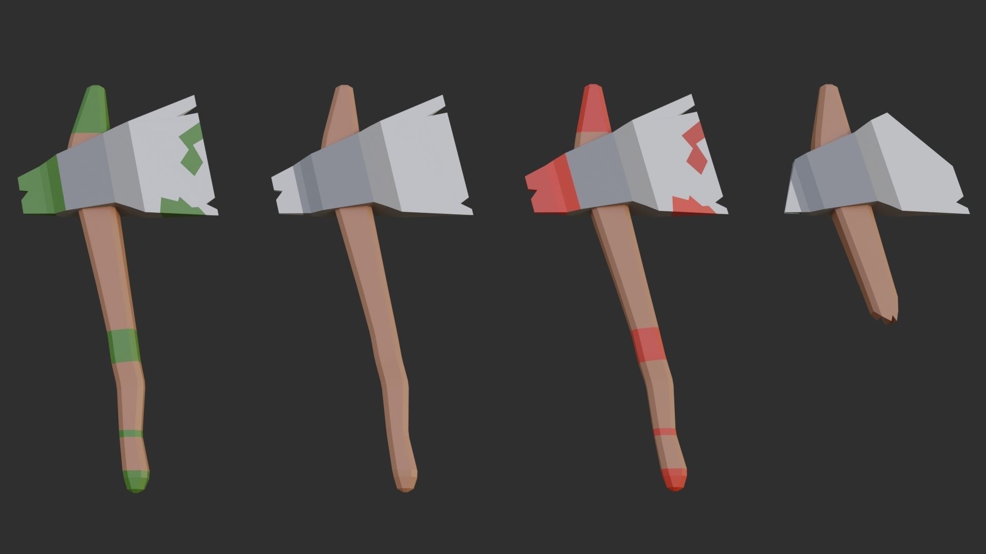 3D model Low Poly Tools Pack VR / AR / low-poly | CGTrader