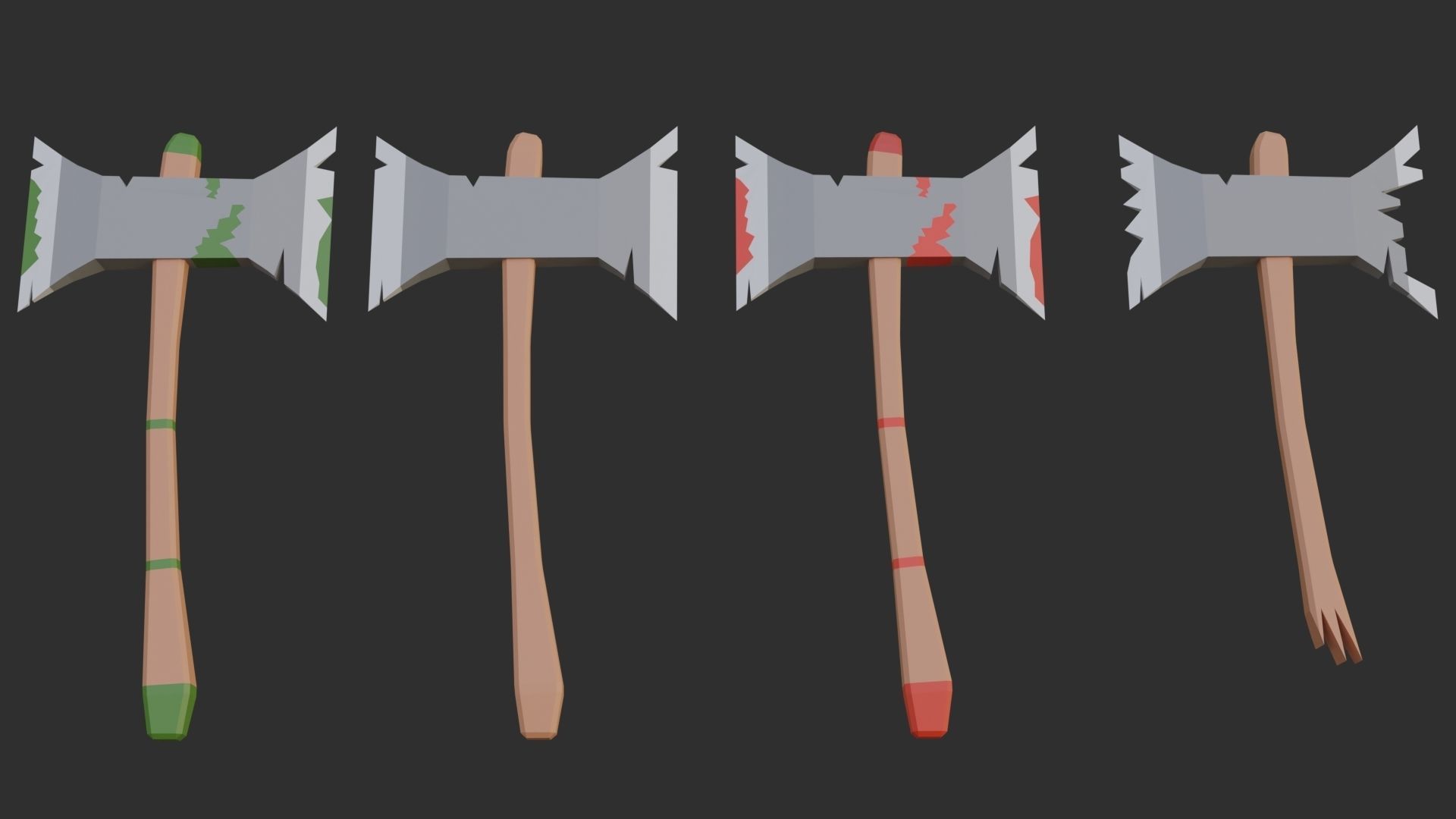 3D model Low Poly Tools Pack VR / AR / low-poly | CGTrader