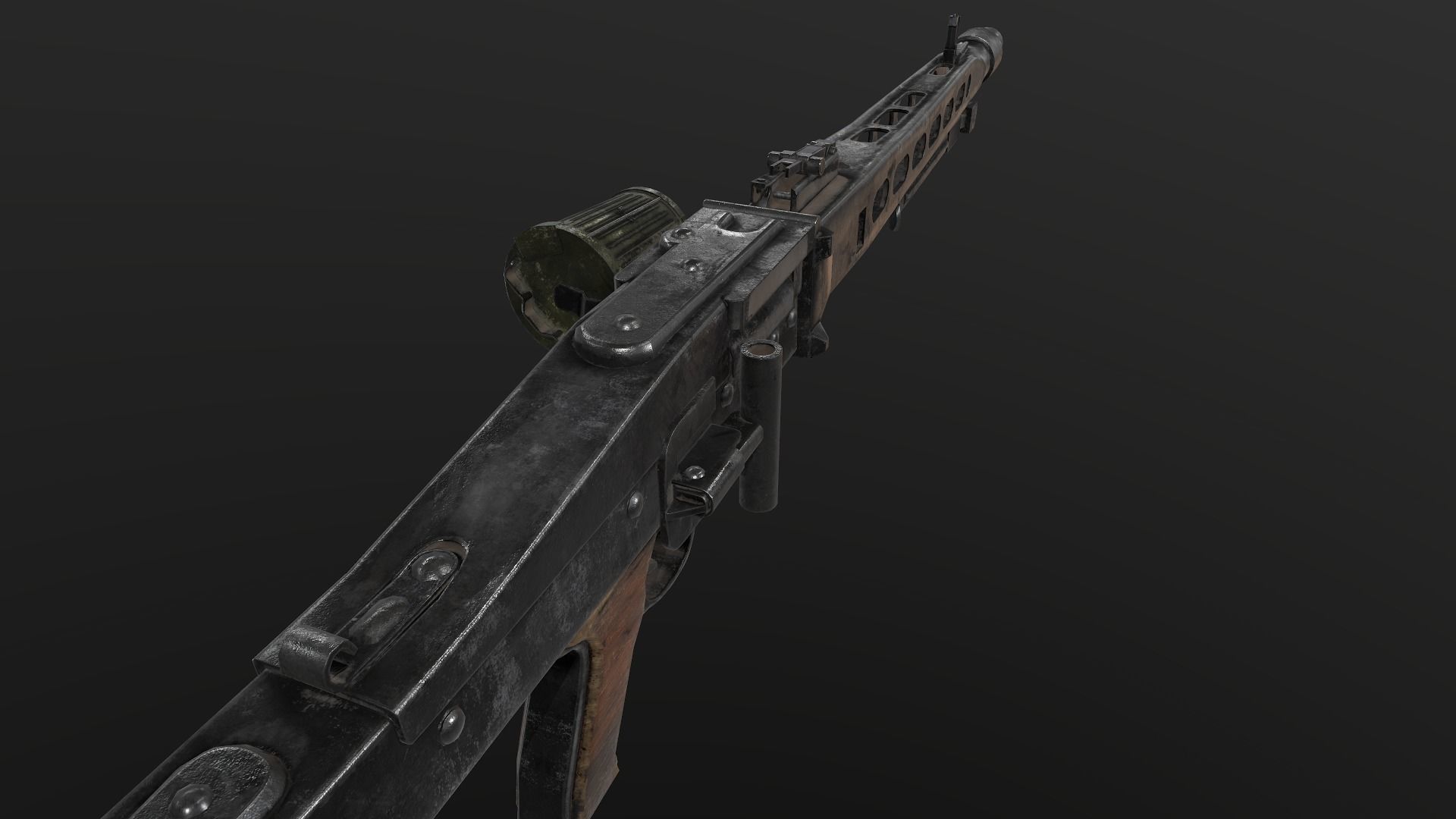 3D model MG-42 WW2 German Machine gun VR / AR / low-poly | CGTrader