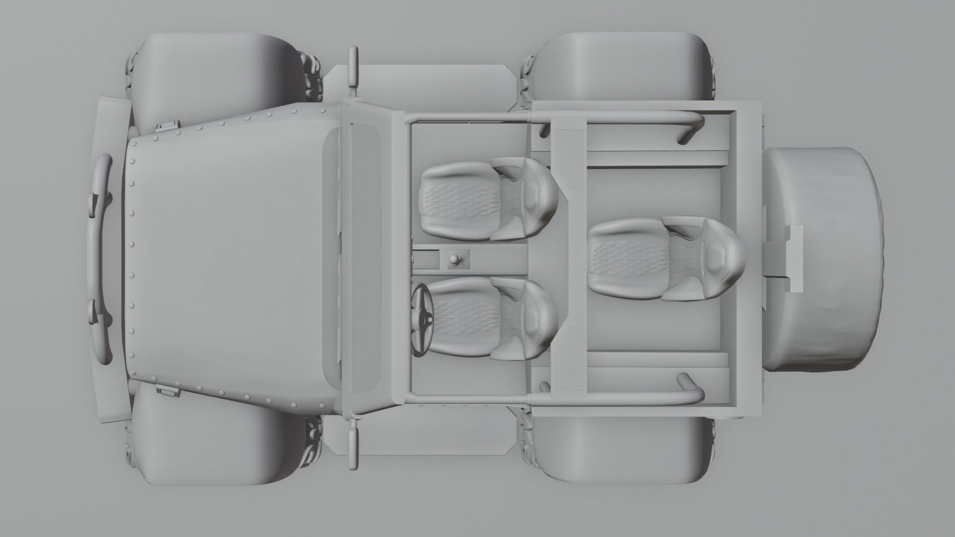 Jeep car free 3D model | CGTrader