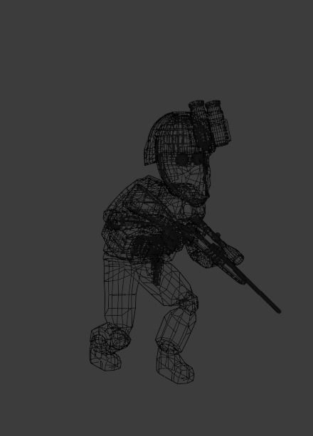 US Sniper 3D model animated rigged | CGTrader