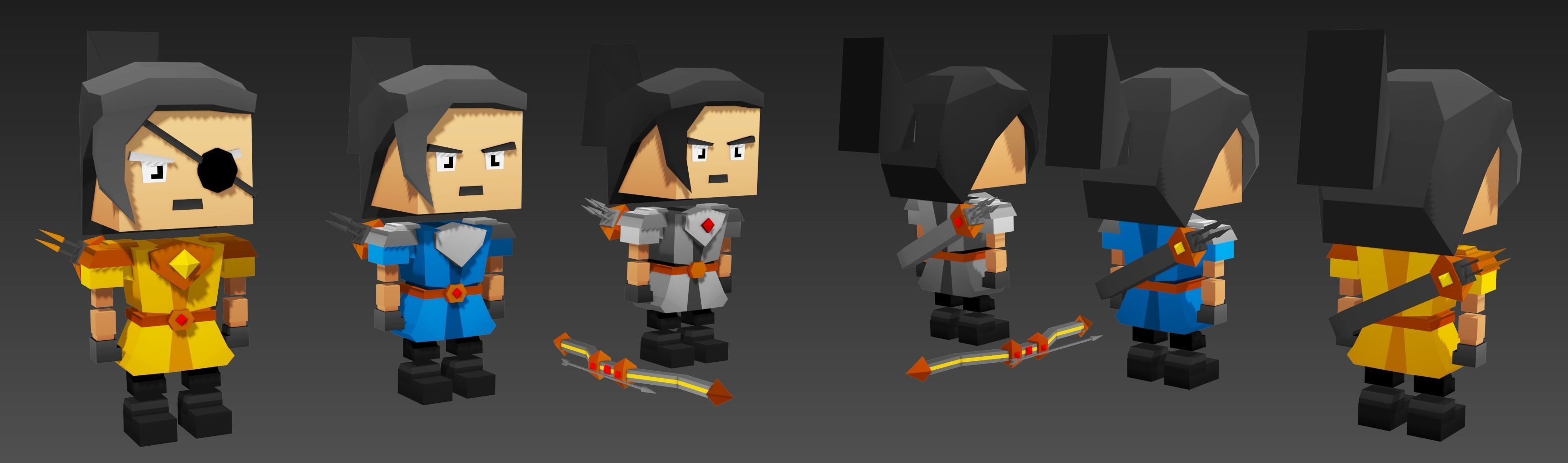 3D model VIASS Arya Hero VR / AR / low-poly | CGTrader