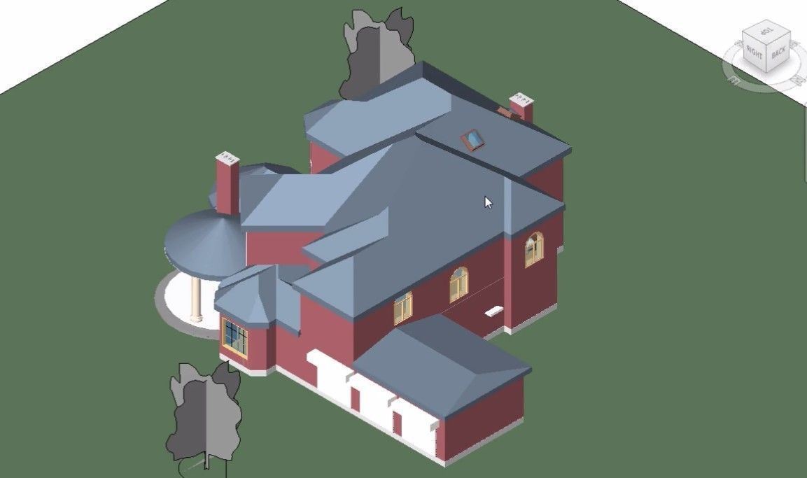 house complete revit project 3D model | CGTrader