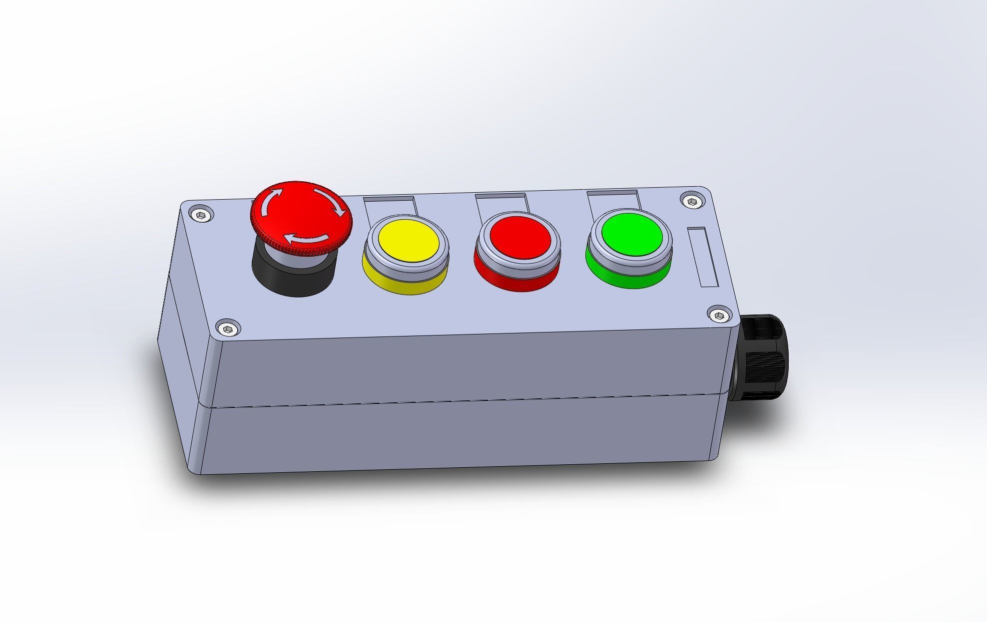 Electric control box 3D model | CGTrader