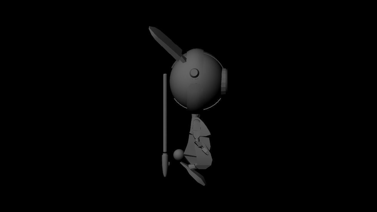 Rabbit the robo 3D model | CGTrader
