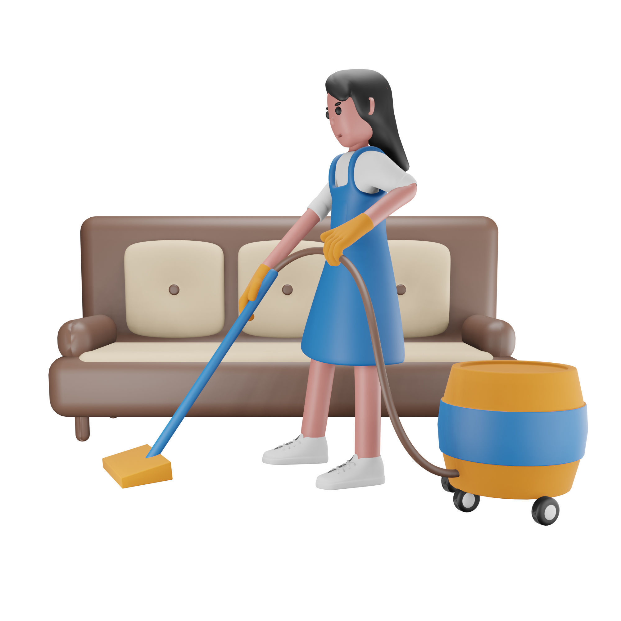 3D model Cleaning Service Icon Pack 3D Model VR / AR / low-poly | CGTrader