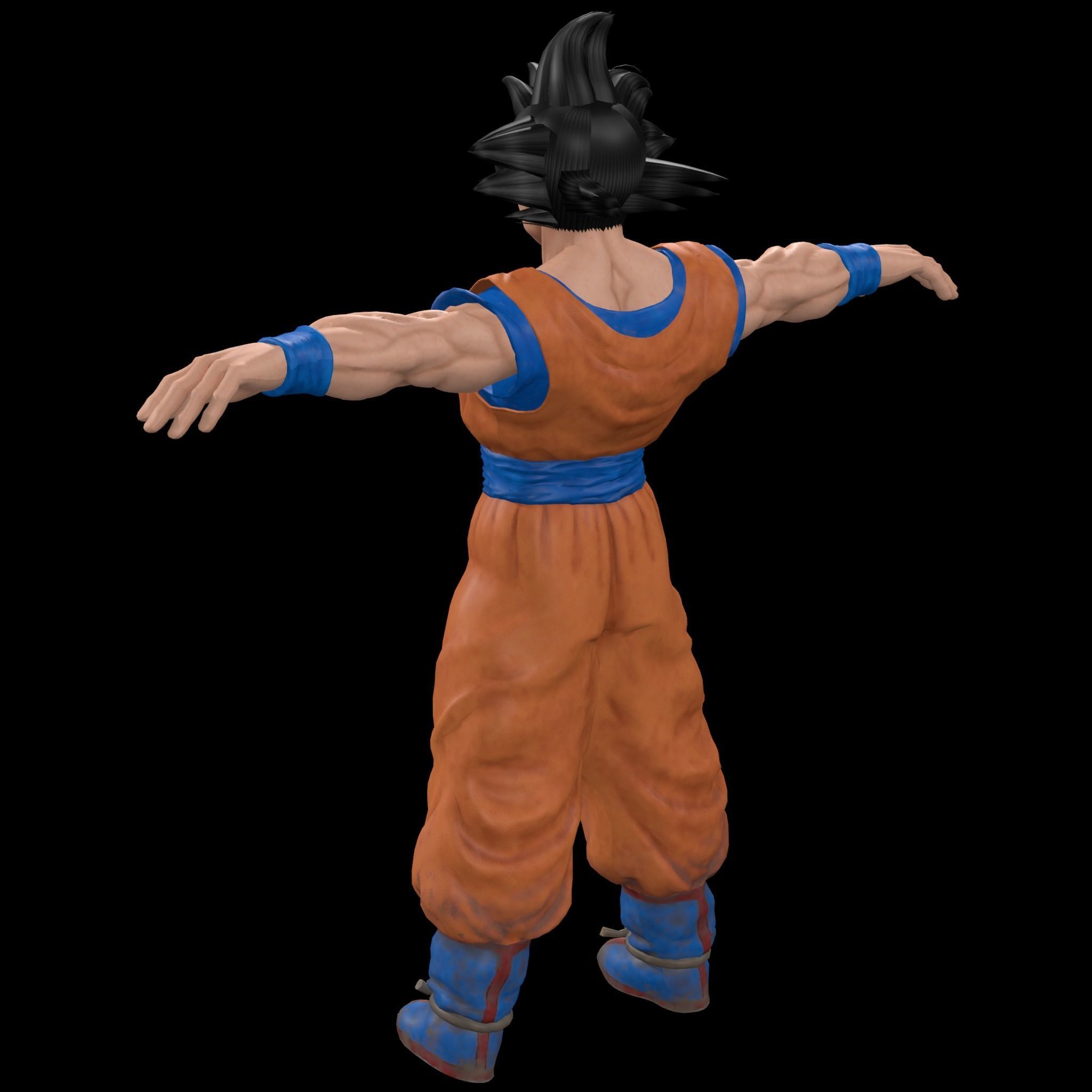 Goku Rigged- Dragon ball z 3D model rigged | CGTrader