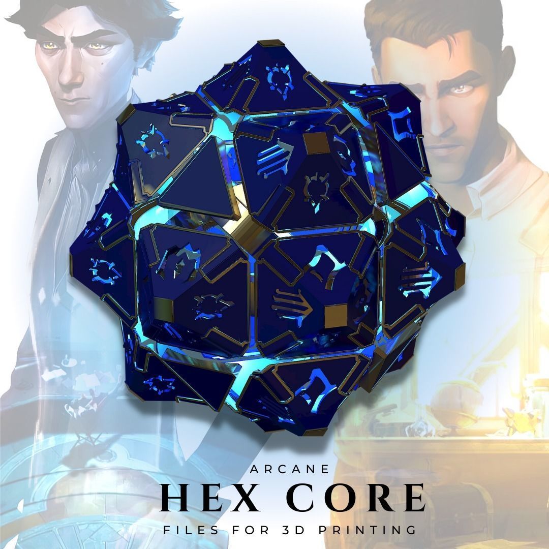 Hex Core from Arcane 3D model 3D printable | CGTrader