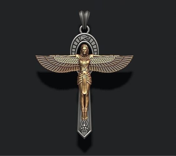 Crux Ansata pendant 3D model 3D printable | CGTrader