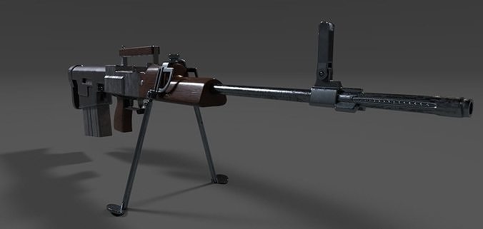3D model Special Purpose Individual Weapon 1963 Battle Rifle Prototype ...