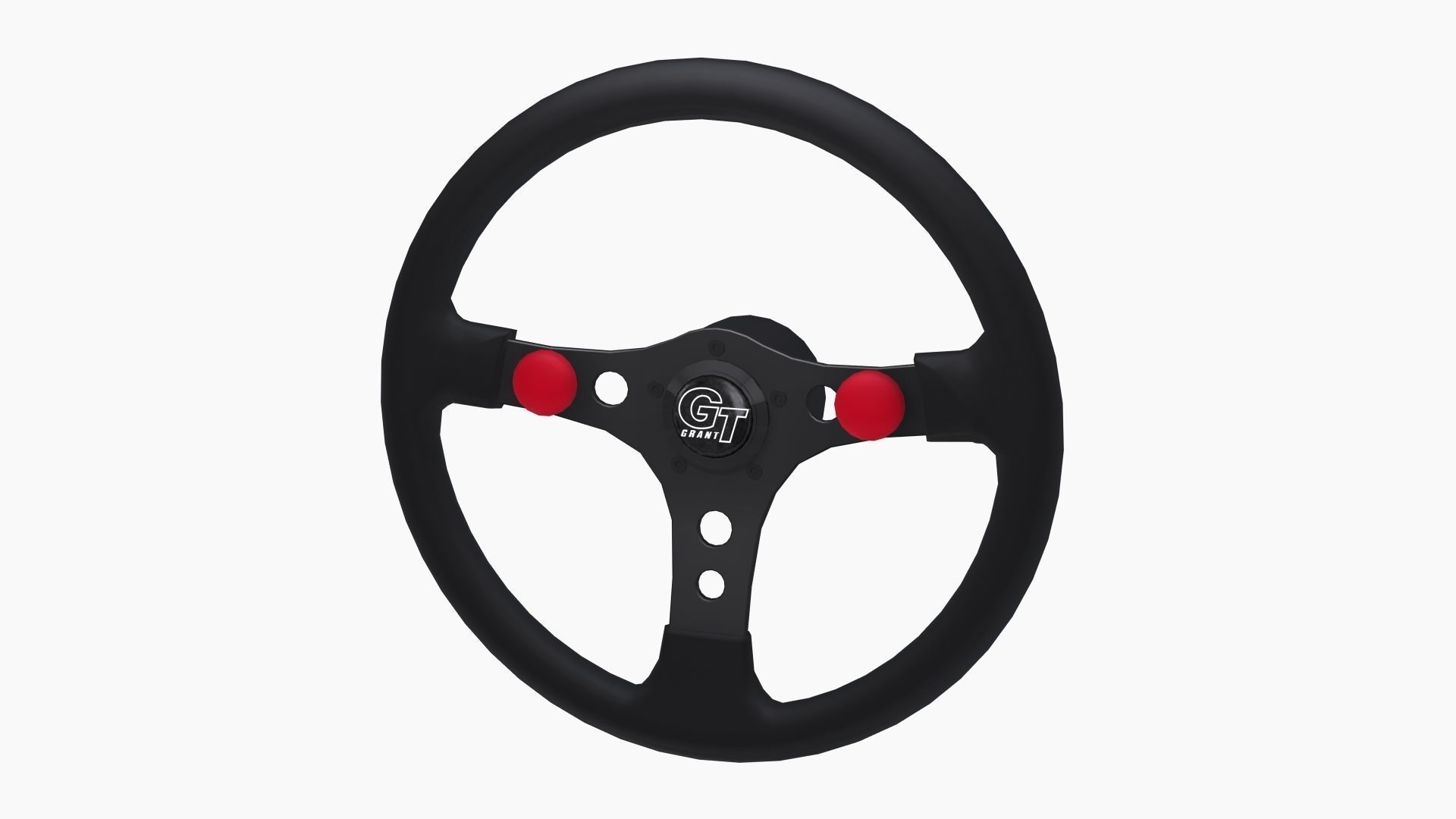 3D model Grant Formula GT racing steering wheel VR / AR / low-poly ...